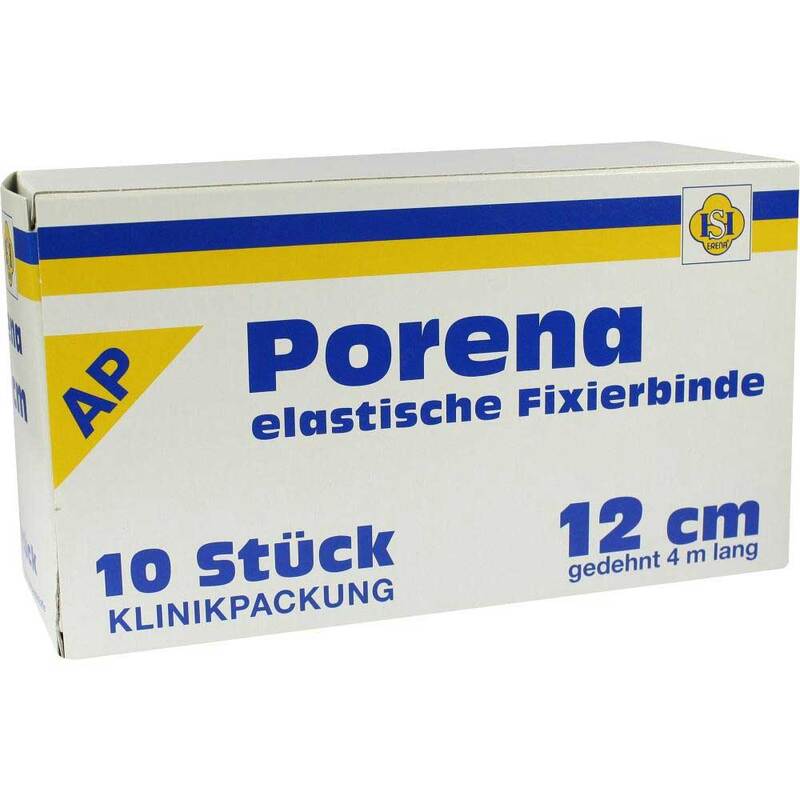 Porena elastische Mullbinde binde 12cm ohne Cello weiß 10 St - Meine ...