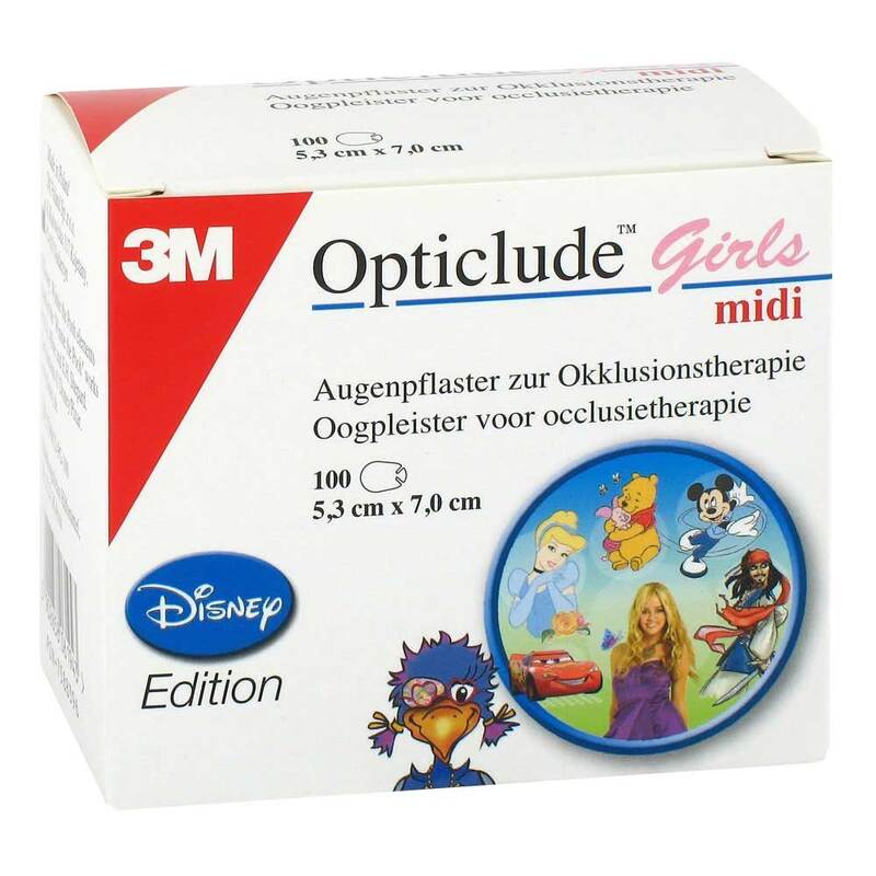 Opticlude 3M Disney Pflaster Girls midi 2538MDPG-100 100 St - Meine ...