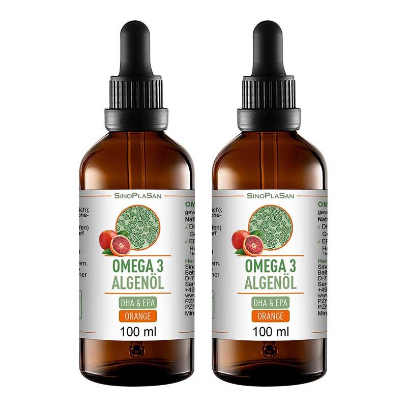 Omega-3 Algenöl DHA 300 mg+EPA 150 mg 2x100 ml - Meine OnlineApo