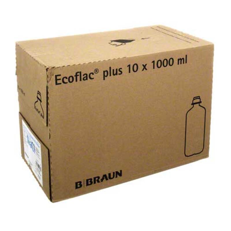 Kochsalzlösung 0,9% Ecoflac Plus 10X1000 ml - Meine OnlineApo
