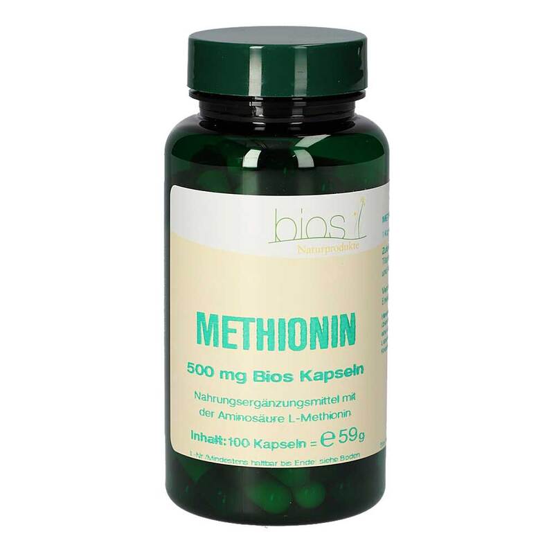 Methionin 500 mg Bios Kapseln 100 St - Meine OnlineApo