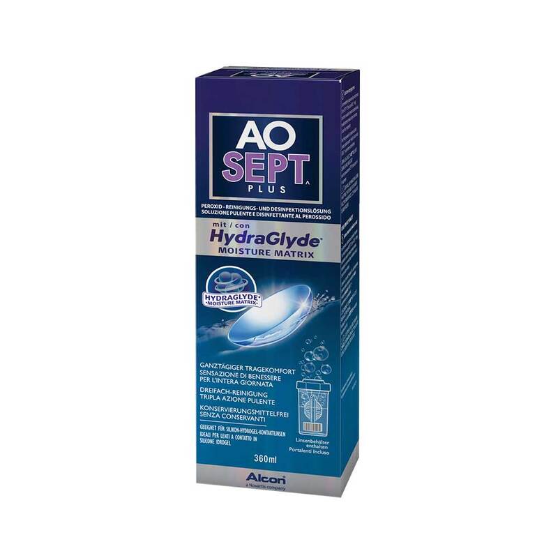 Aosept Plus Hydraglyde Lösung 360 ml - Meine OnlineApo