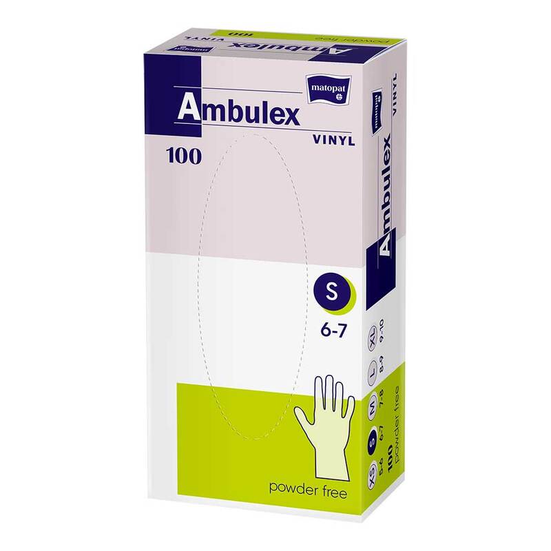 Ambulex Vinyl Untersuchungshandschuhe ungepudert unsteril S 100 St ...