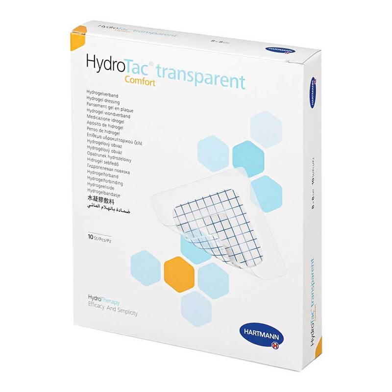 Hydrotac transparent comfort Hydrogelv.10x20 cm 10 St - Meine OnlineApo