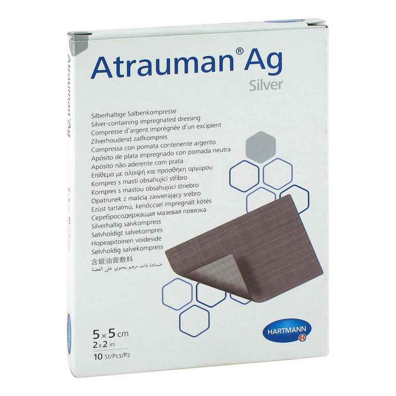 Atrauman Ag 5x5 cm steril Kompressen 10 St - Meine OnlineApo