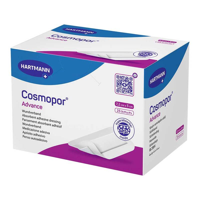 Cosmopor Advance Wundverband 5x7,2 cm 25 St - Meine OnlineApo