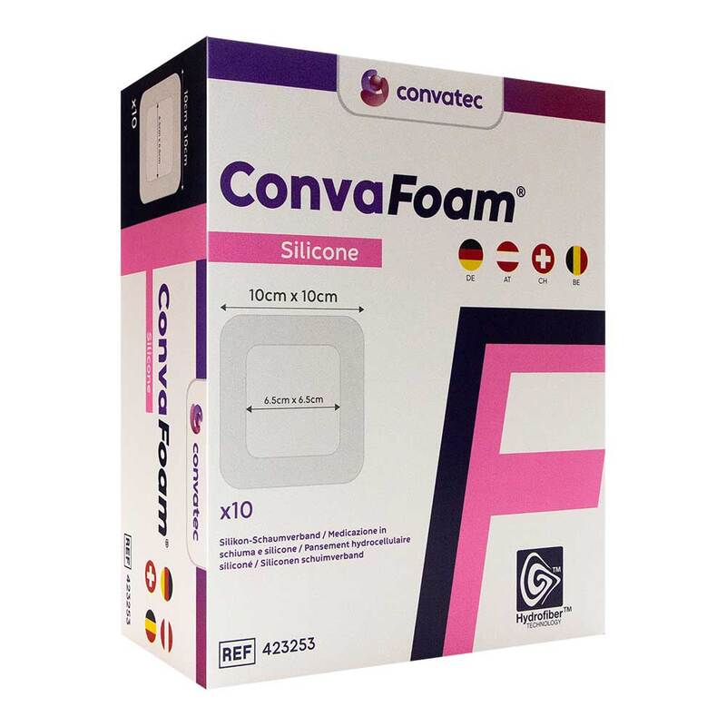 Convafoam Silicone Verband 10x10 cm 10 St - Meine OnlineApo